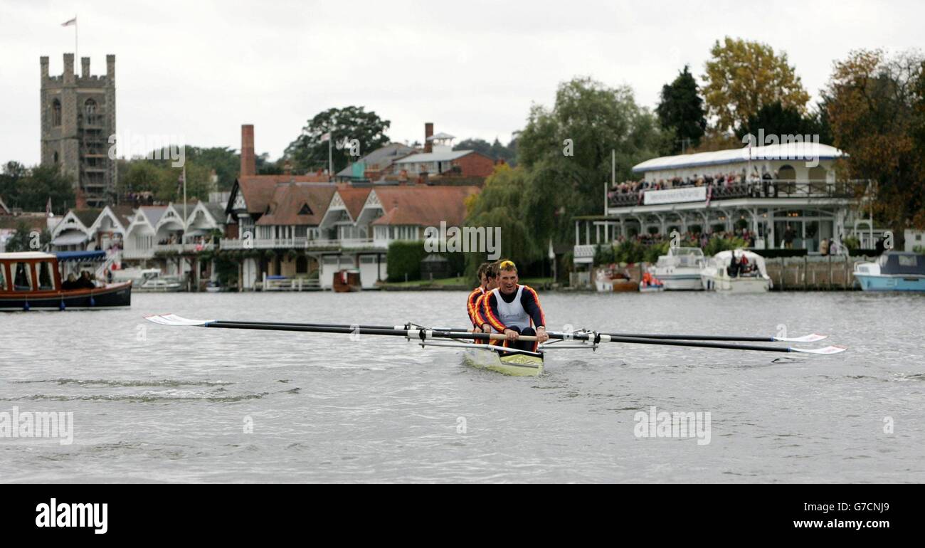 Great Britain's Olympic gold medal winning rowers, Matthew Pinsent, Ed ...