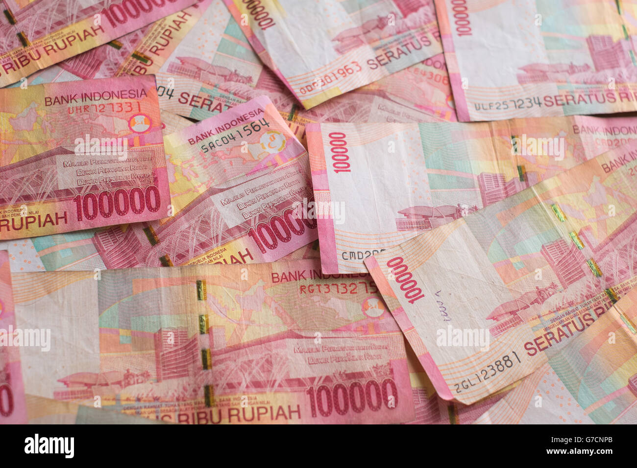 Indonesia currency notes Stock Photo - Alamy
