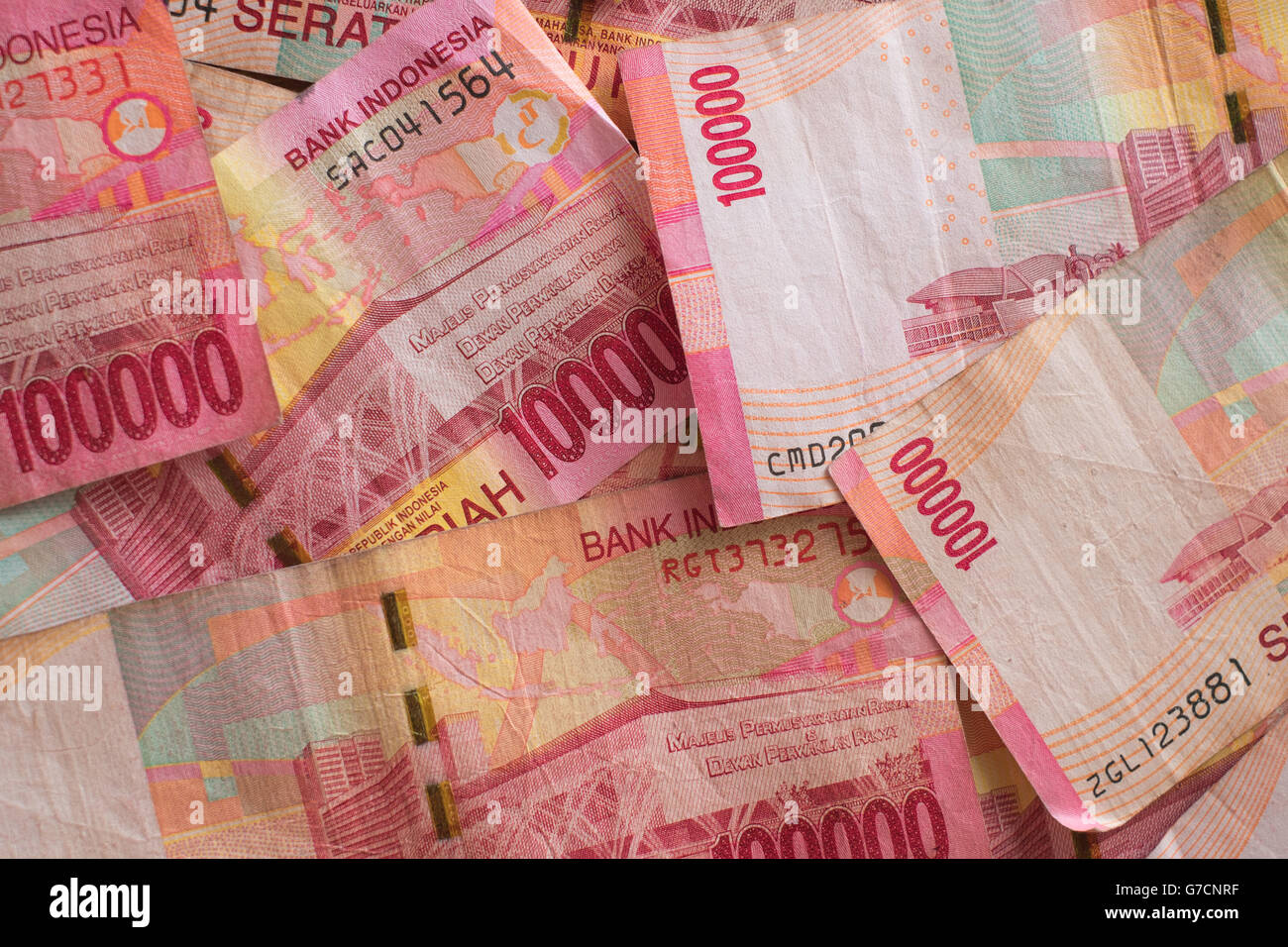 Indonesia currency notes Stock Photo - Alamy