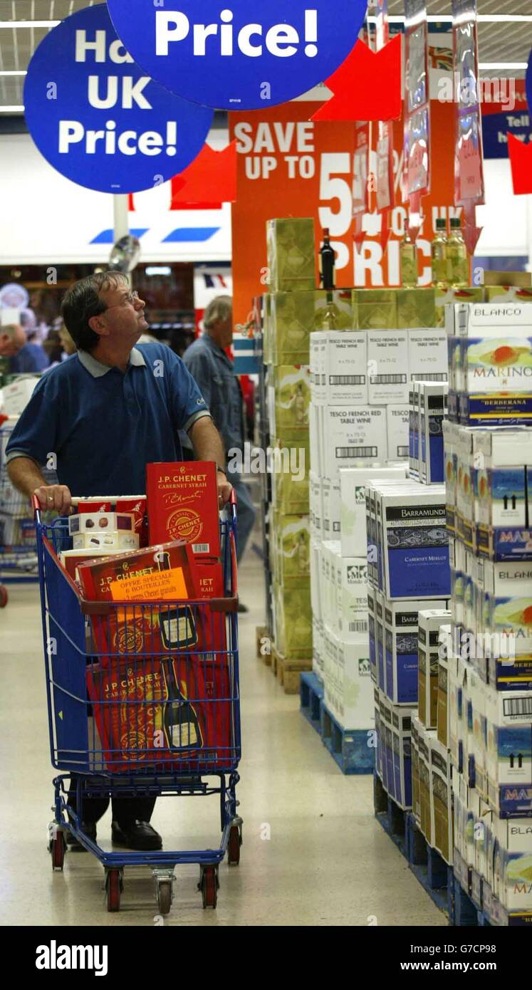 Booze cruise calais hi-res stock photography and images - Alamy