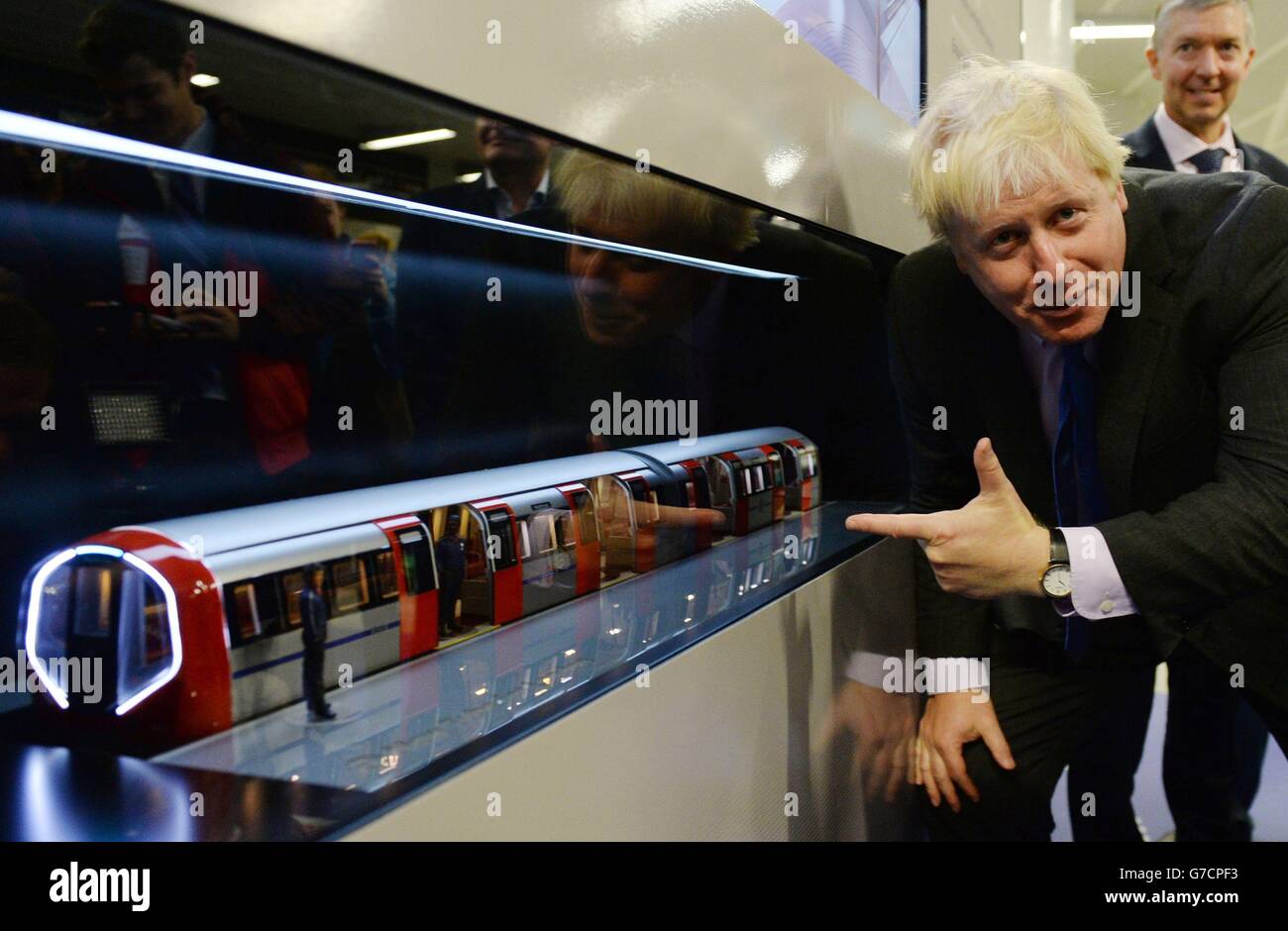 Mayor of London Boris Johnson attends the unveiling at King's Cross ...
