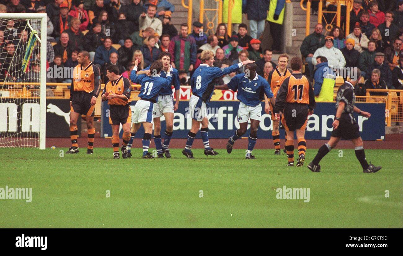 Gary breen team mates celebrate first goal for birmingham city hi-res ...