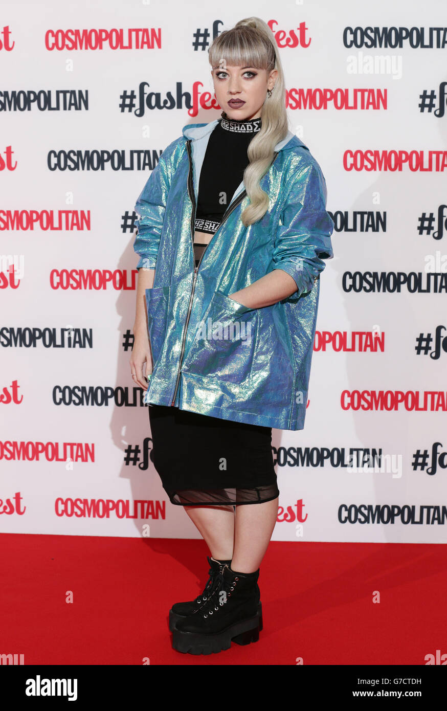 Leah McFall arriving for the Cosmopolitan FashFest fashion show and ...