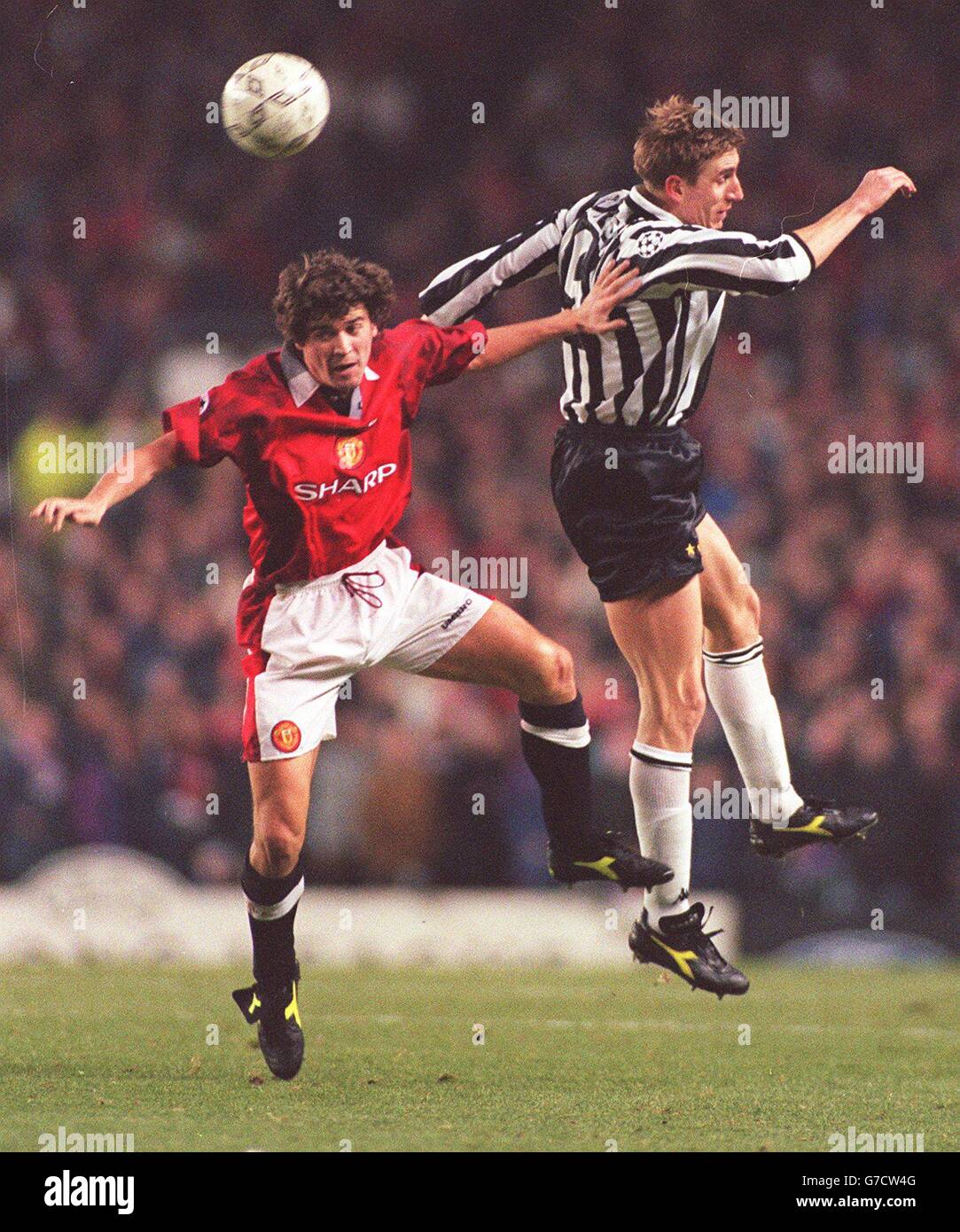 UEFA Champions League Soccer - Manchester United v Juventus Stock Photo ...