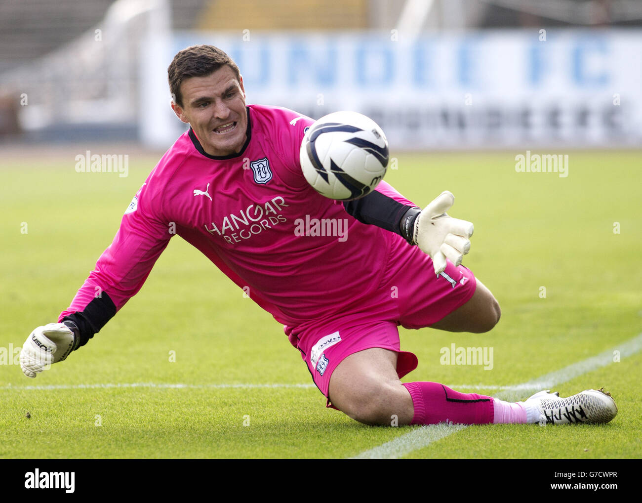 Dundee goal keeper Kyle Letheren during the Scottish Premiership match ...