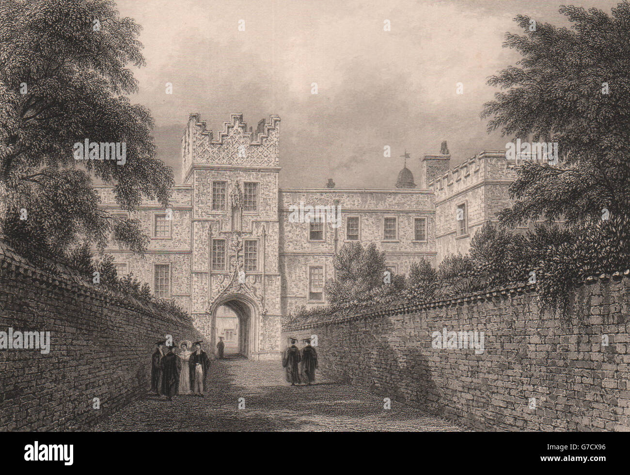 Jesus college cambridge entrance hi-res stock photography and images ...
