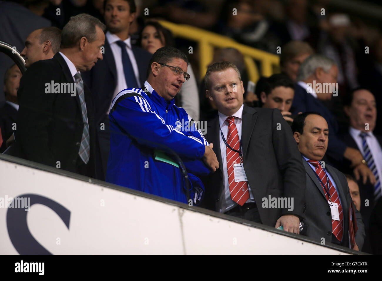 New Nottingham Forest chief executive Paul Faulkner (centre right ...