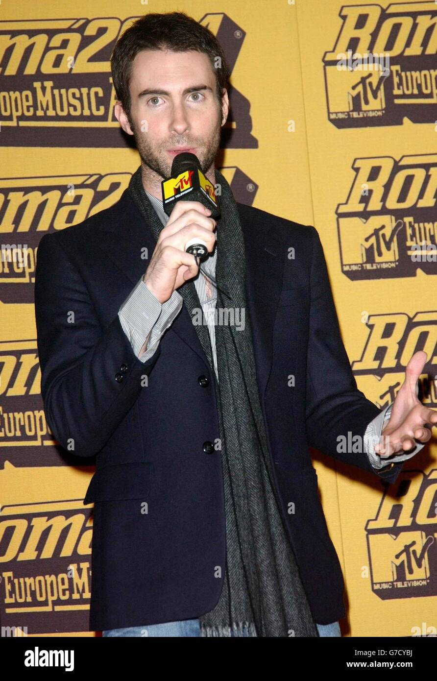 Adam Levine - MTV Music Awards Stock Photo - Alamy