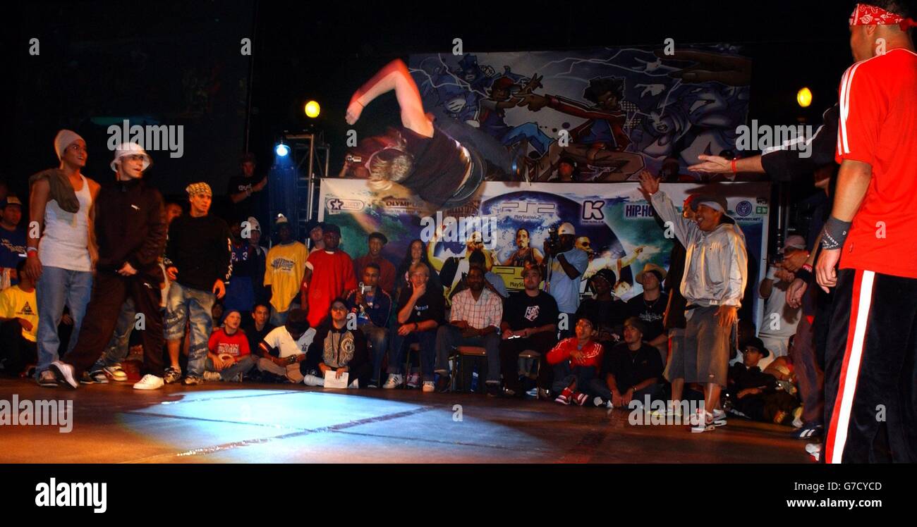 PS2 UK B-Boy breakdancing Championships Stock Photo - Alamy