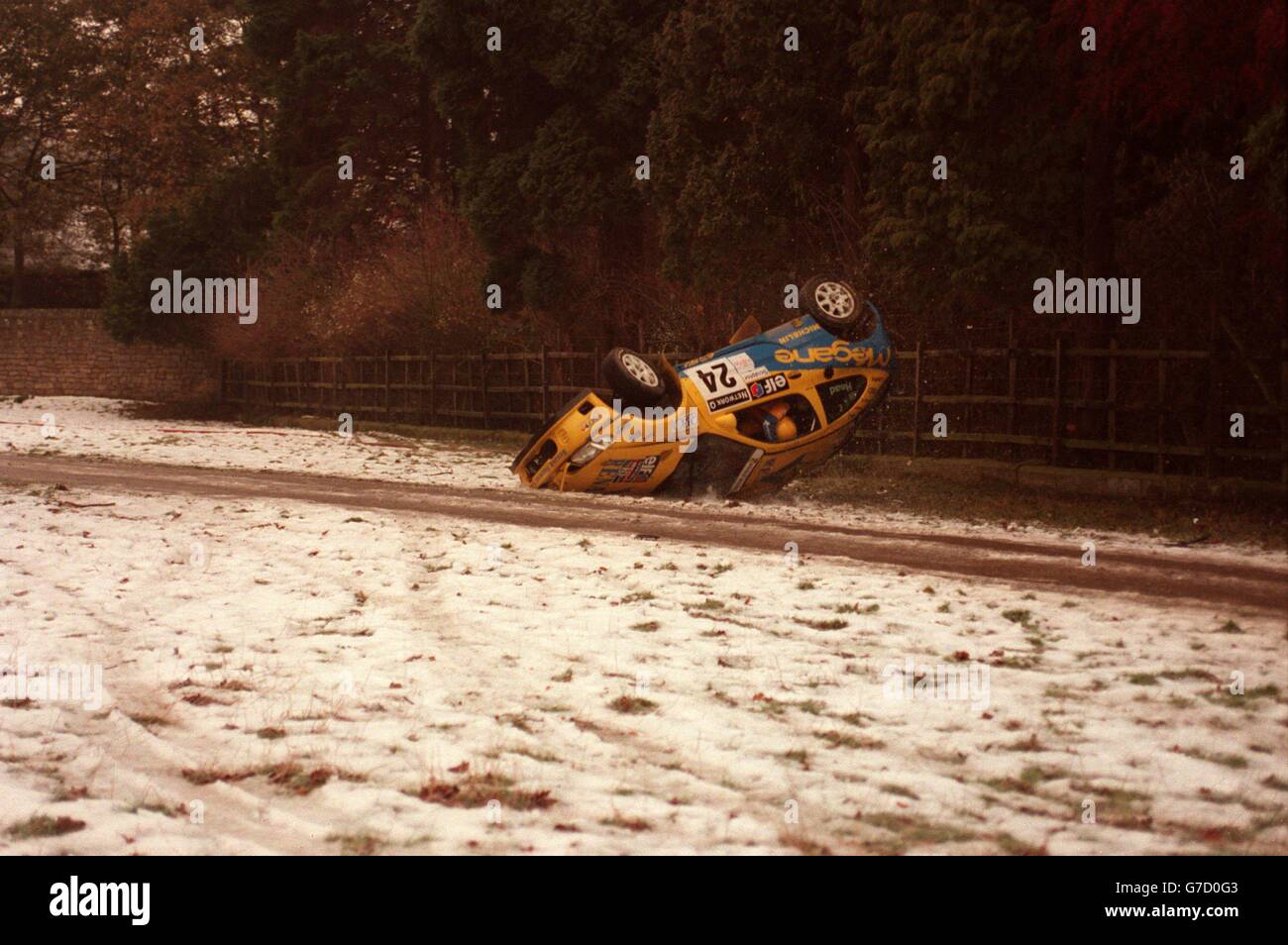British Network Q Rally. The car of Robbie Head and co-driver Bryan ...