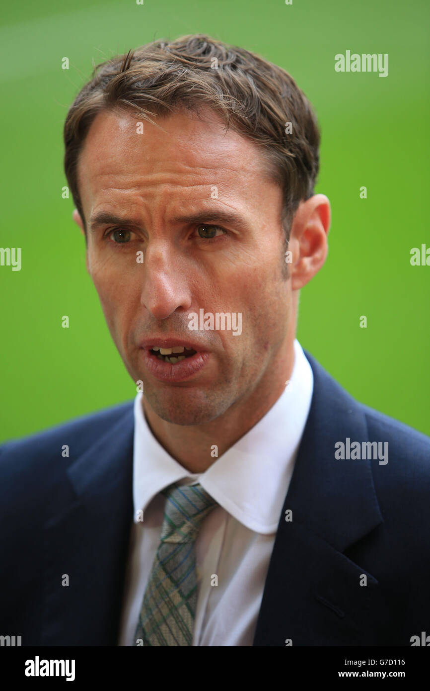 England U21 Manager Gareth Southgate during a press conference at the ...