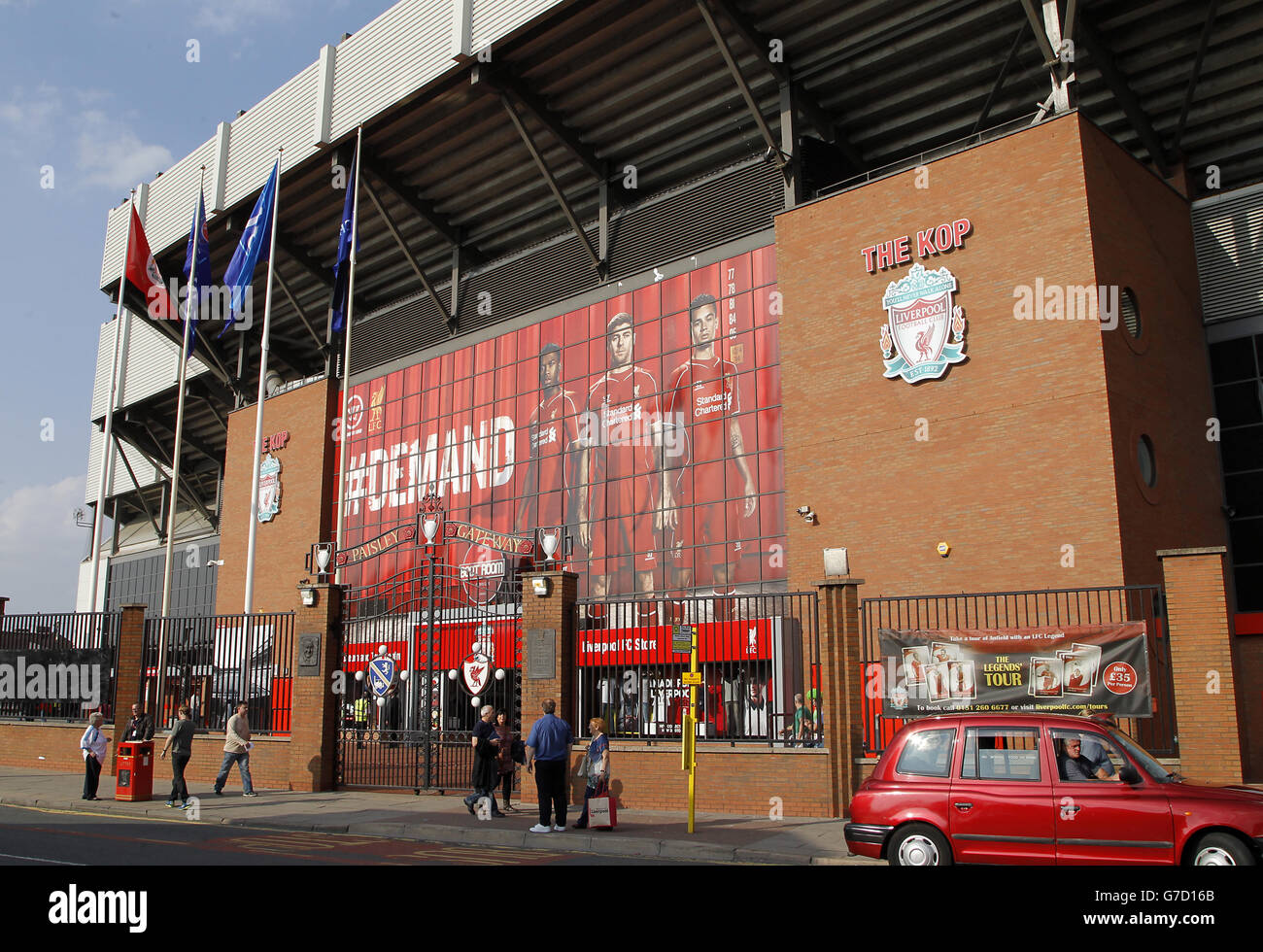 Entrance to the cop end of anfield hi-res stock photography and images ...