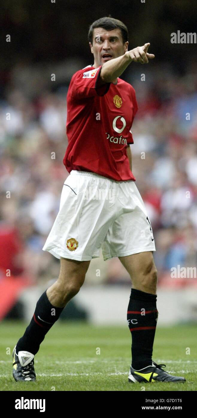 Manchester united fa community shield millennium stadium hi-res stock ...
