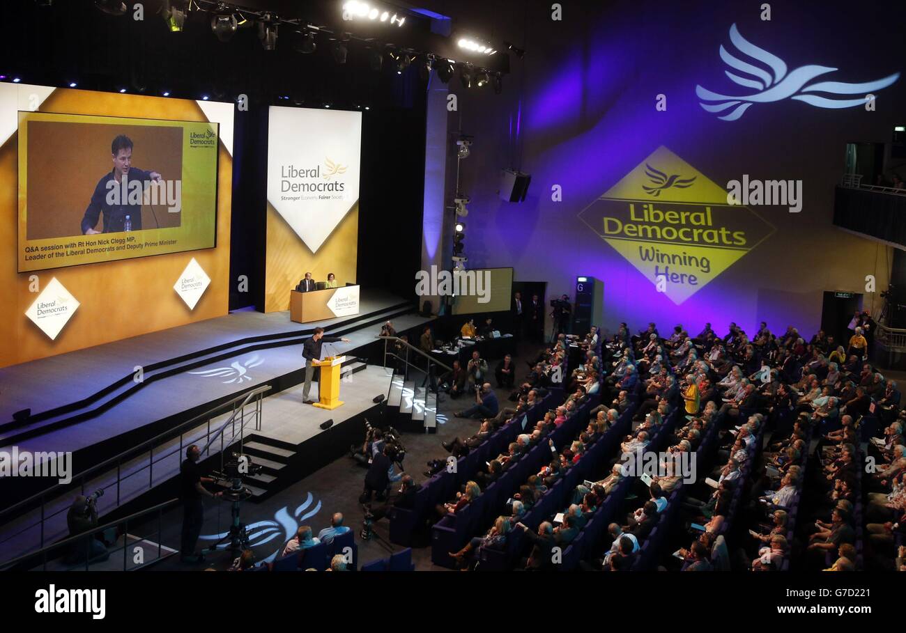 Liberal Democrats annual conference 2014 Stock Photo - Alamy