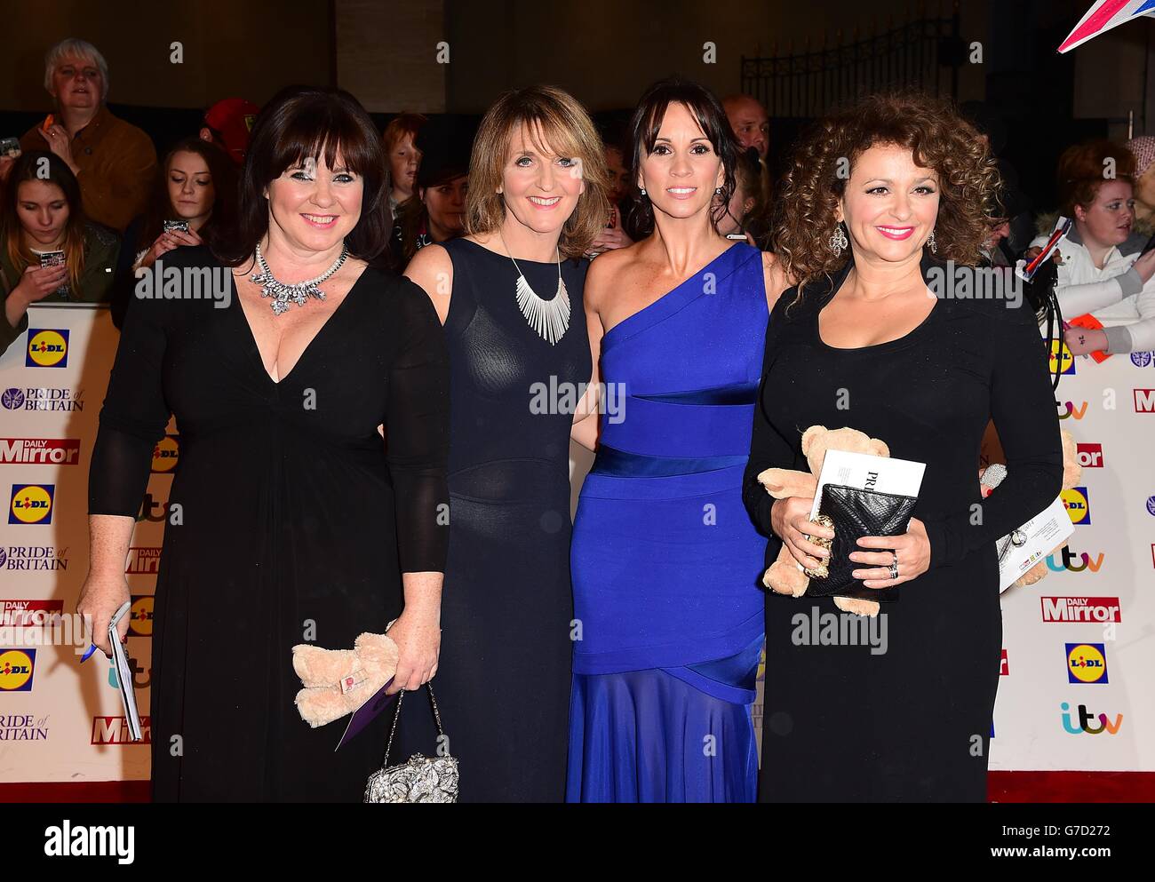 Andrea mclean nadia sawalha arriving pride britain awards 2014 hi-res ...