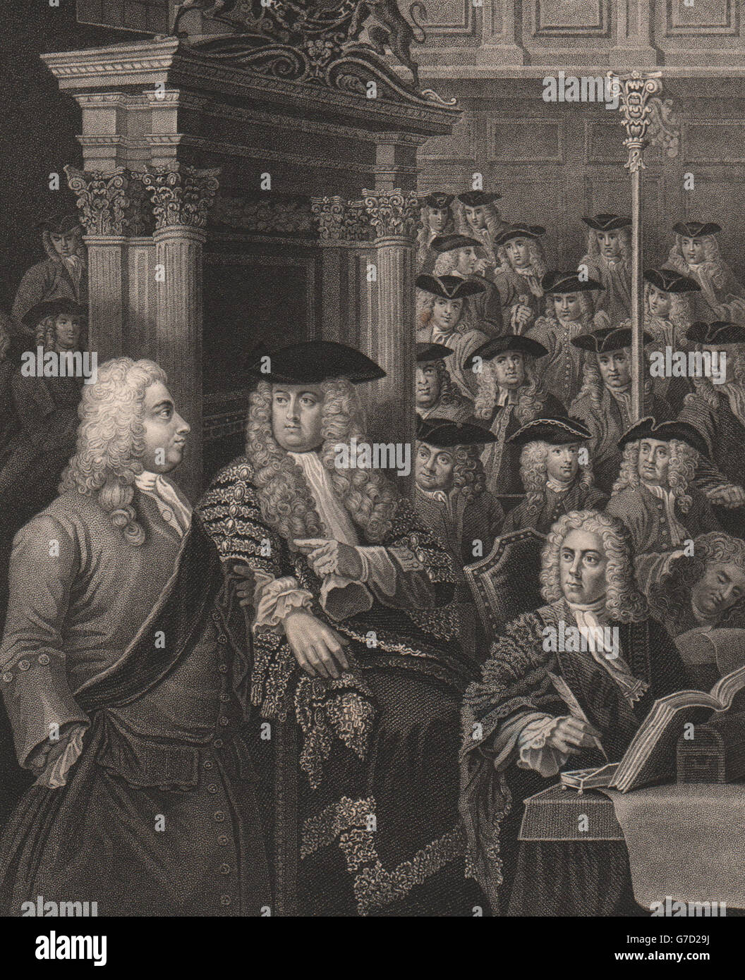 'The House of Commons. In Sir Robert Walpole's administration'. HOGARTH ...
