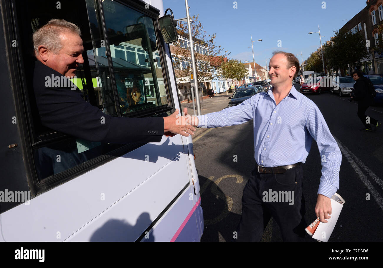 Newly elected UKIP MP for Clacton-on-Sea in Essex Douglas Carswell ...