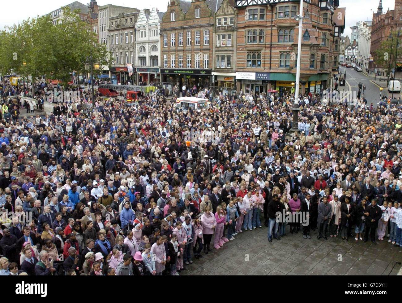 Danielle Beccan Remembrance in Nottingham Stock Photo - Alamy