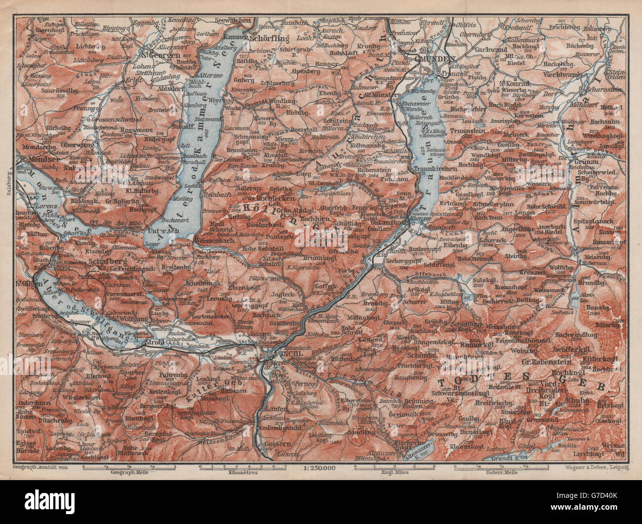 Hallstatt Austria Map High Resolution Stock Photography and Images - Alamy