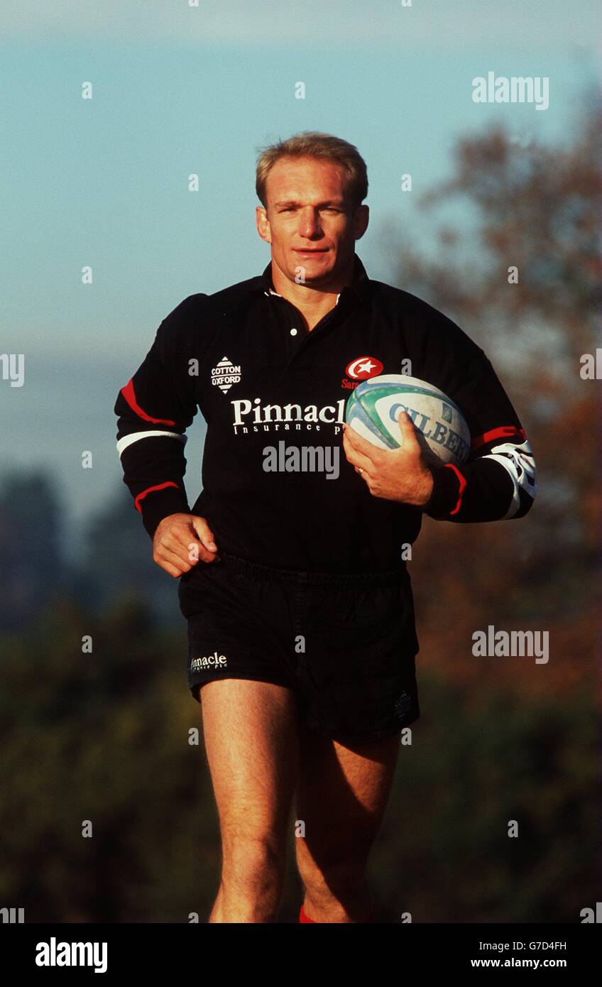 RUGBY UNION. Francois Pienaar captian of South Africa's Rugby Team in ...