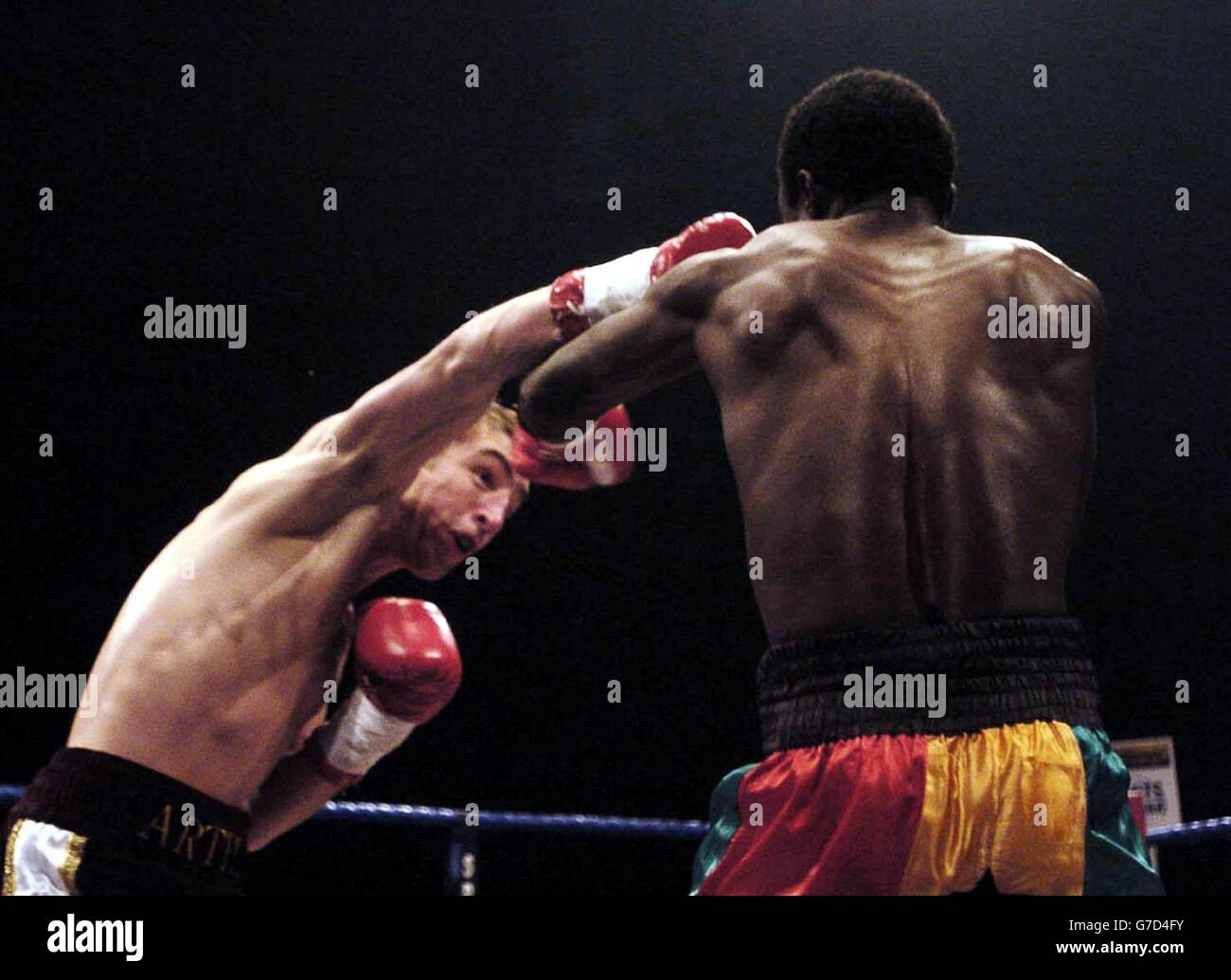 Boxing - Alex Arthur v Eric Odumase Stock Photo - Alamy