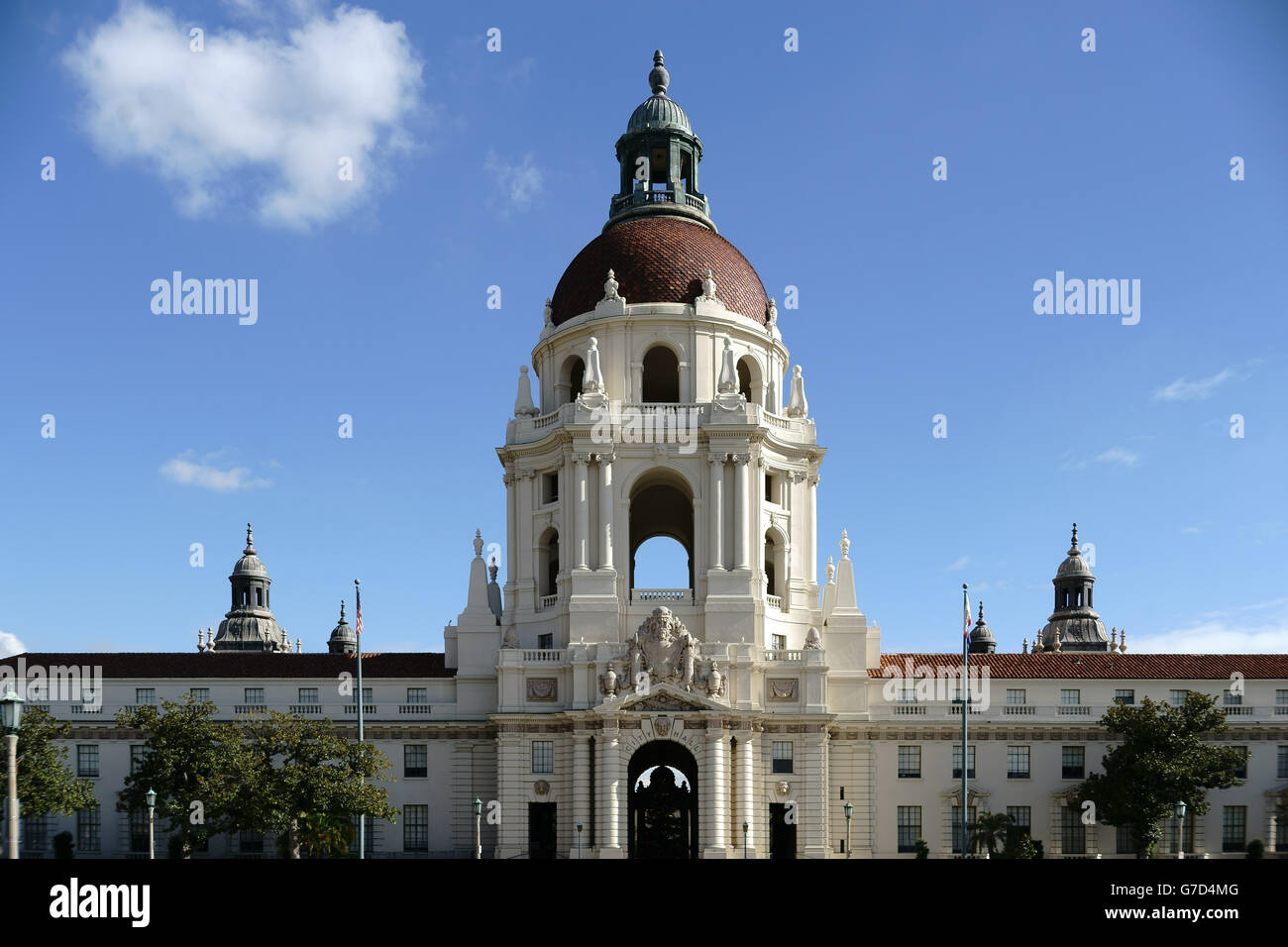 Pasadena City Hall Stock Photo - Alamy