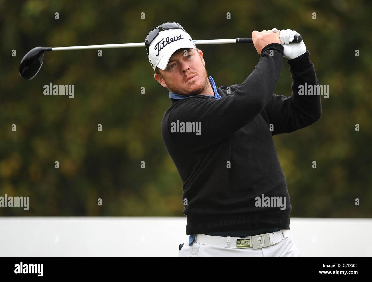 George Coetzee (South Africa) during day one of the World Match Play ...