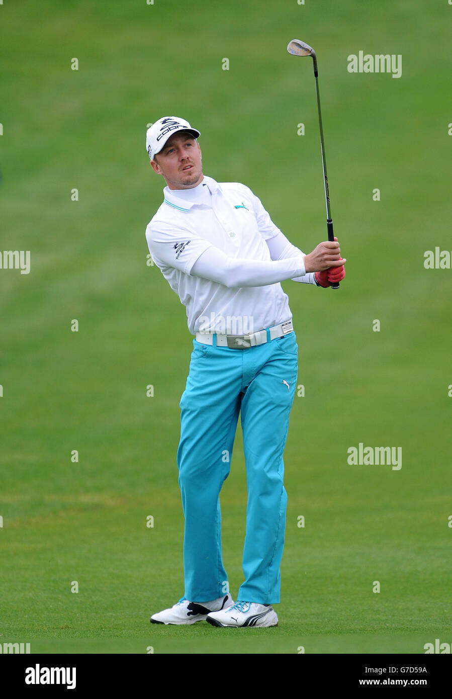 Sweden's Jonas Blixt during day one of the World Match Play ...