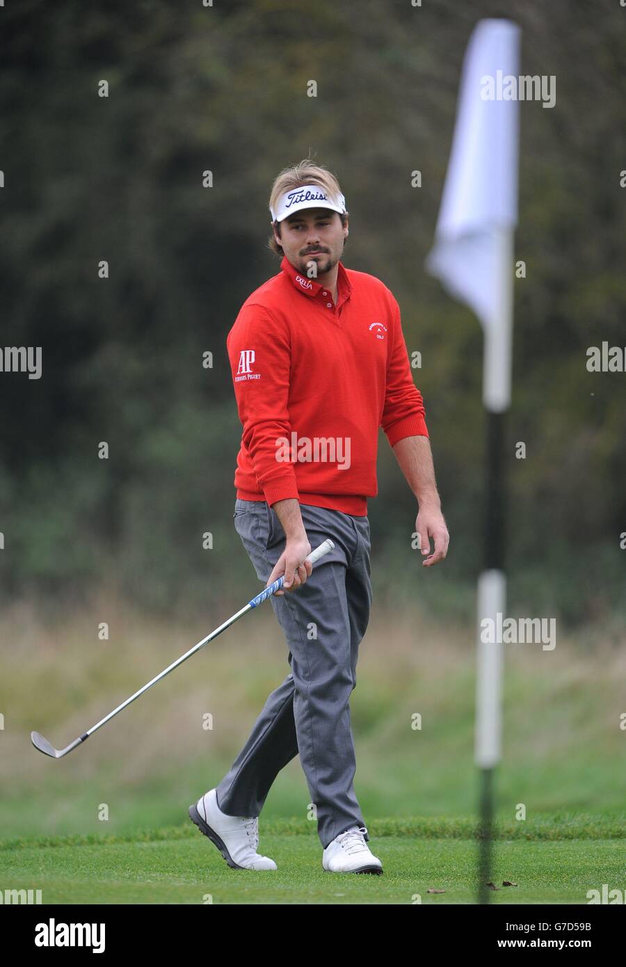 France's Victor Dubuisson (France) during day one of the World Match ...