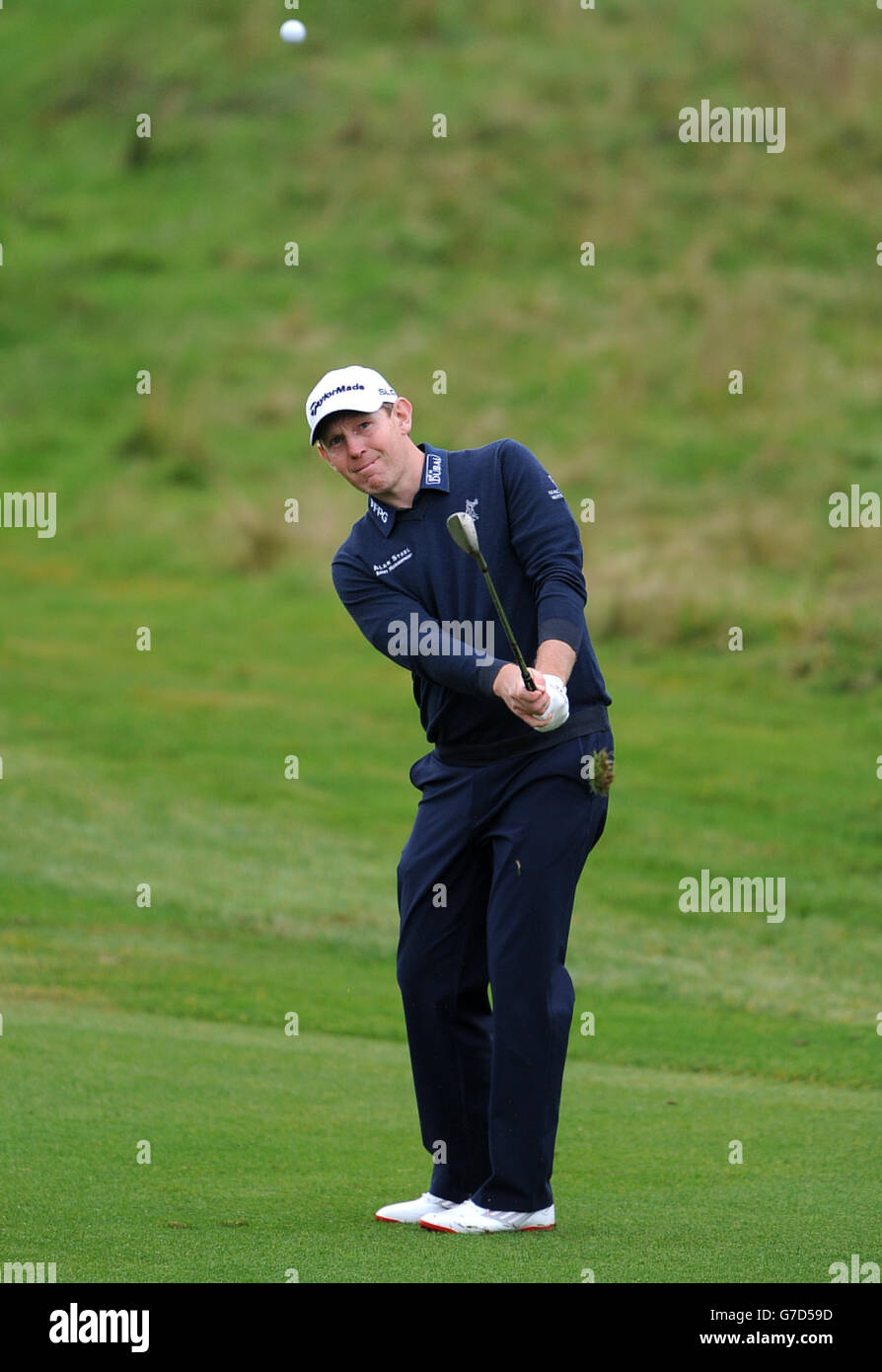 Scotland's Stephen Gallagher during day one of the World Match Play ...