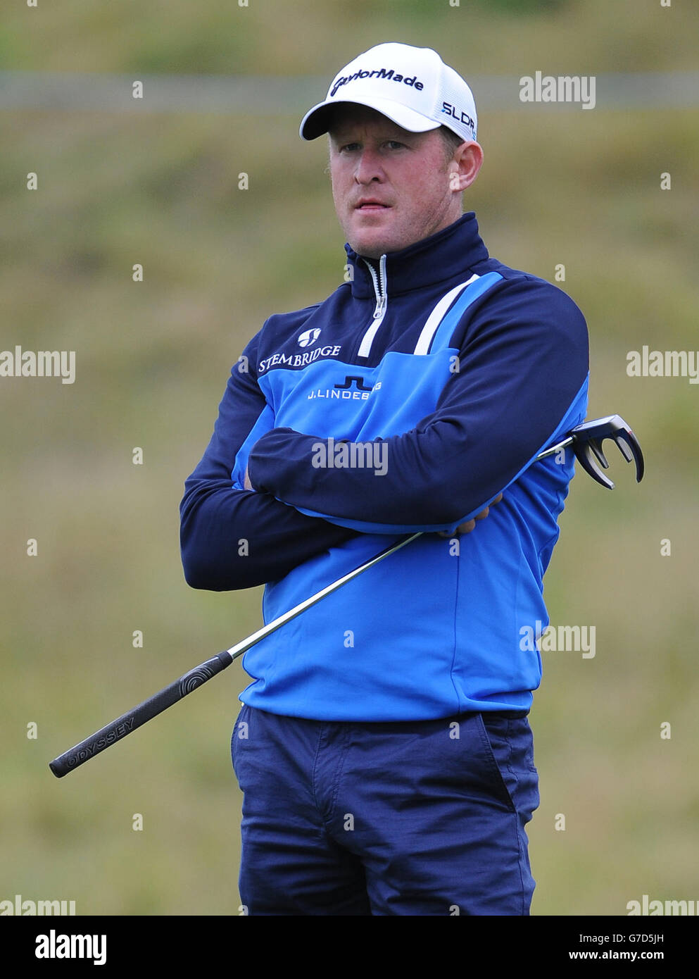 Wales' Jamie Donaldson during day one of the World Match Play ...