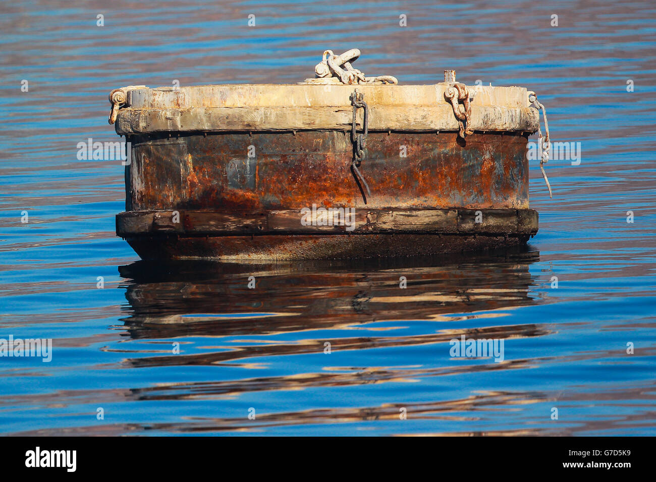 Old rusty buoy Stock Photo - Alamy