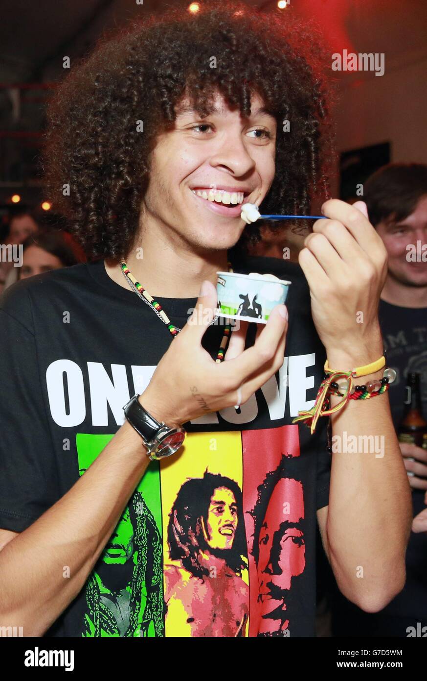 18 year old Andre Johnson from London attends the launch of Ben and ...