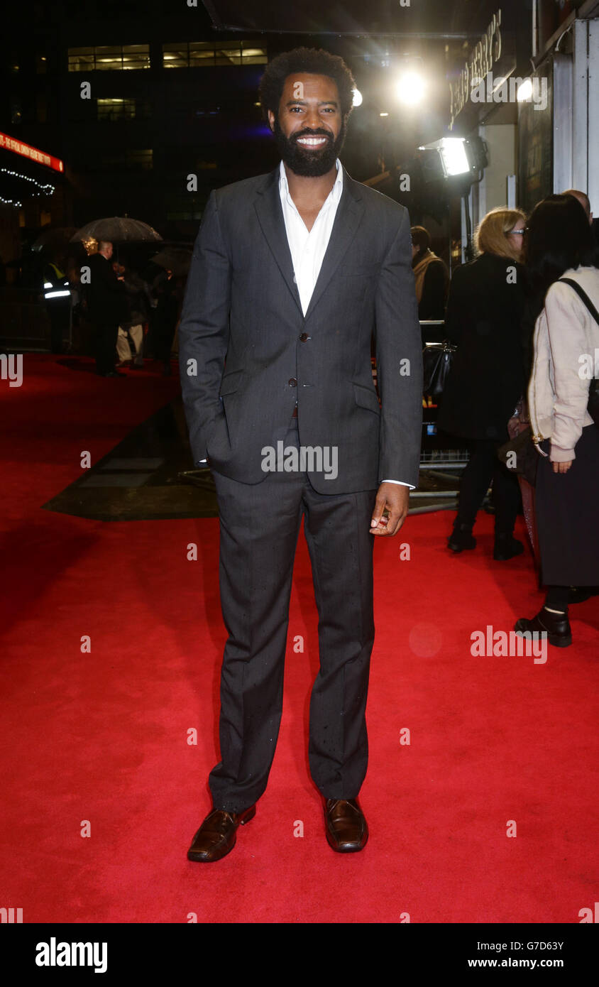 Nicholas Pinnock arriving for the BFI London Film Festival screening of ...