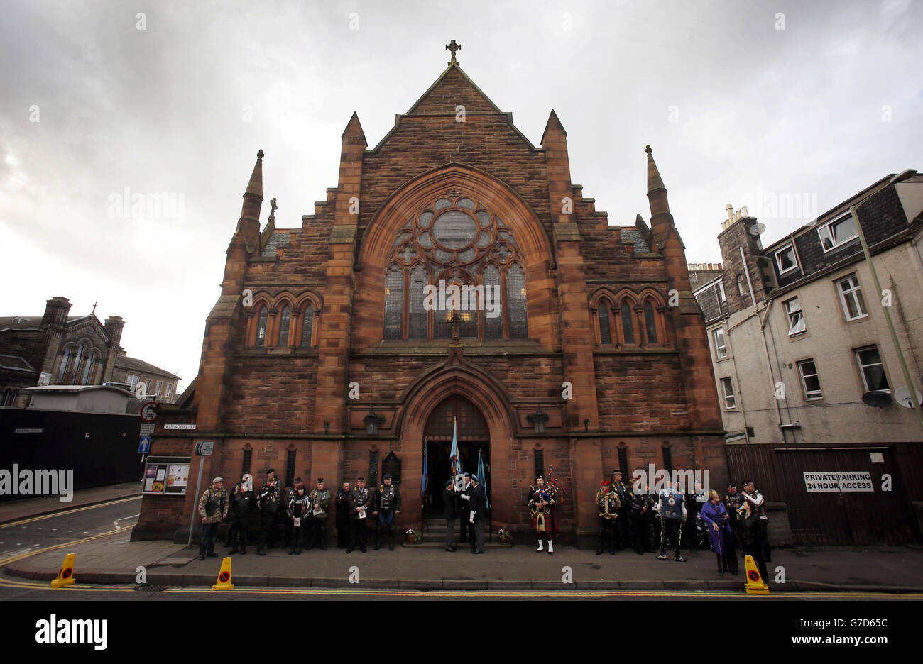Perth Congregational Church ahead of a memorial service to David Haines ...