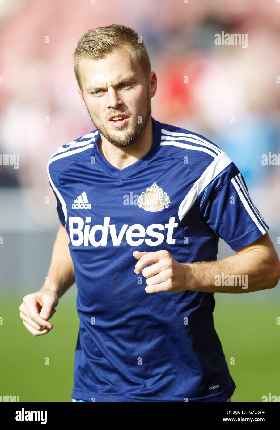 Sunderland's Sebastian Larsson before the Barclays Premier League match ...