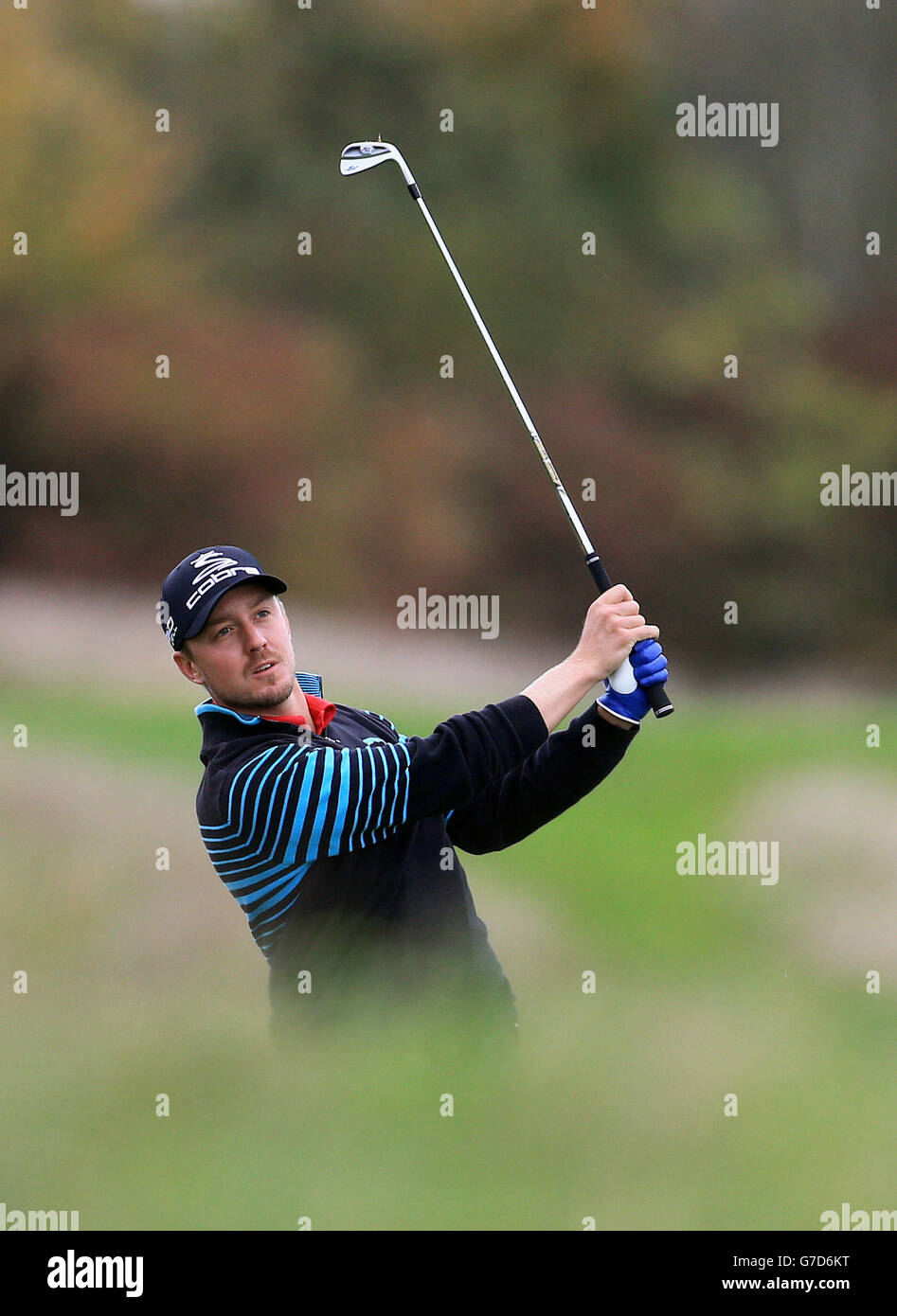 Jonas Blixt in action during day four of the World Match Play ...