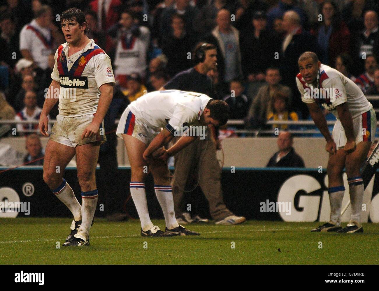 Paul Wellens (left), Jamie Peacock and Chev Walker (right) of Great ...