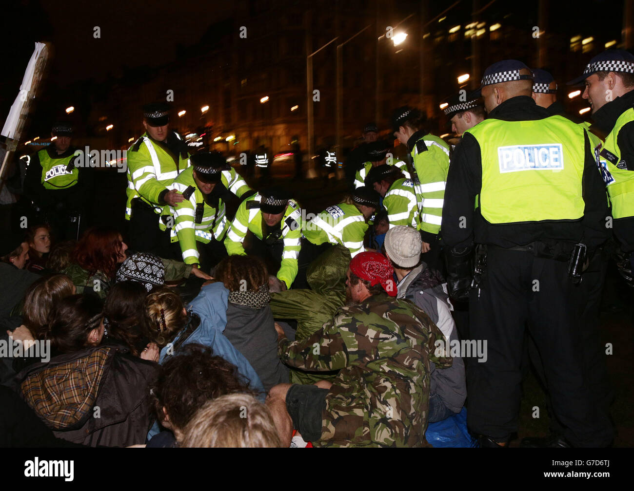 Occupy Democracy protest - London Stock Photo - Alamy