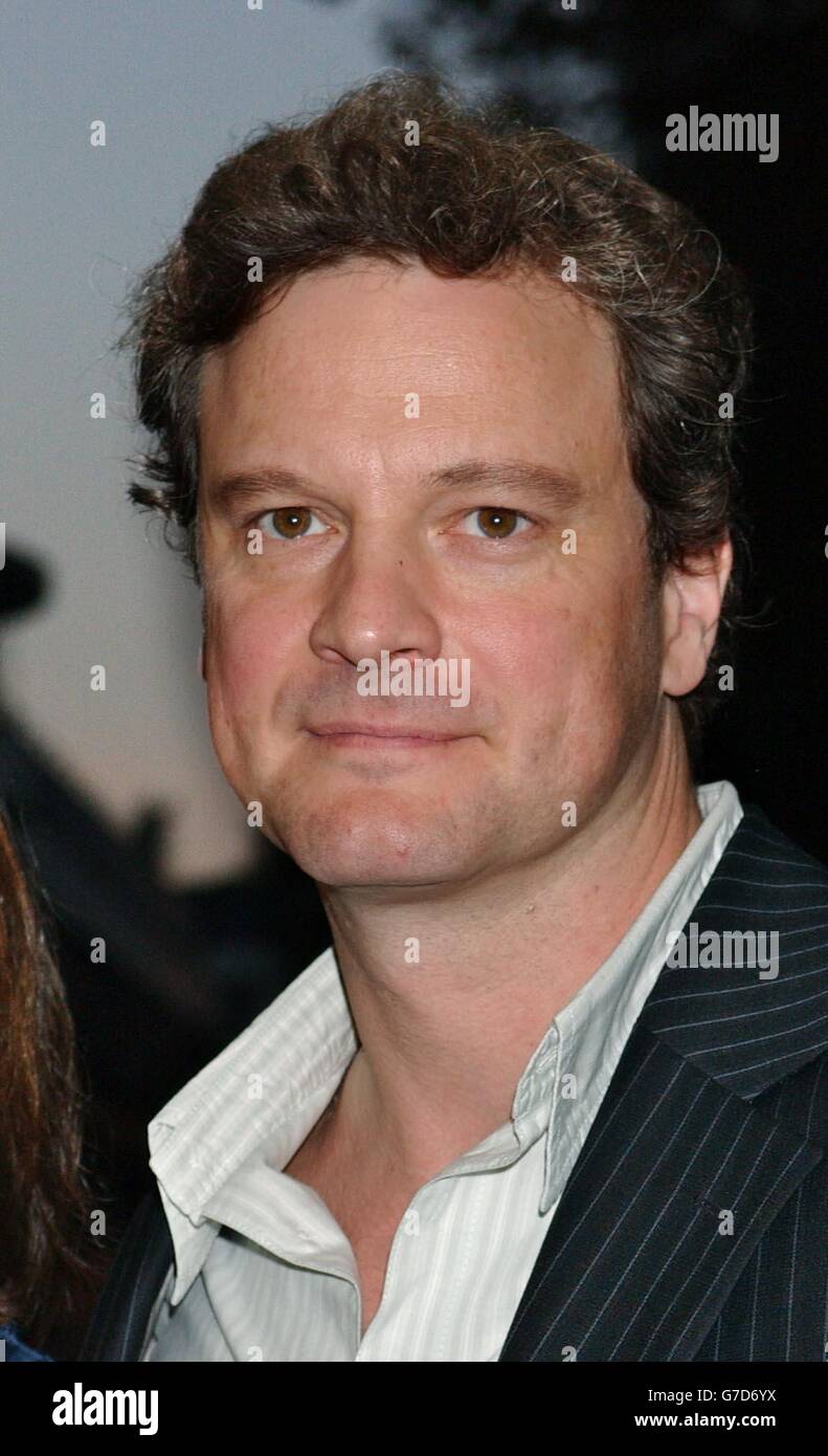Actor Colin Firth attends a screening of The Woodsman at the Odeon West ...
