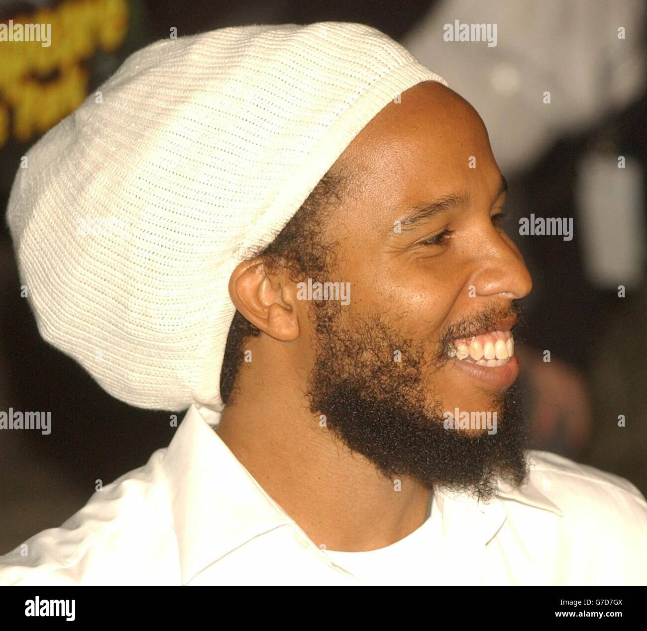 Singer Ziggy Marley arrives for the premiere of her latest film Shark ...