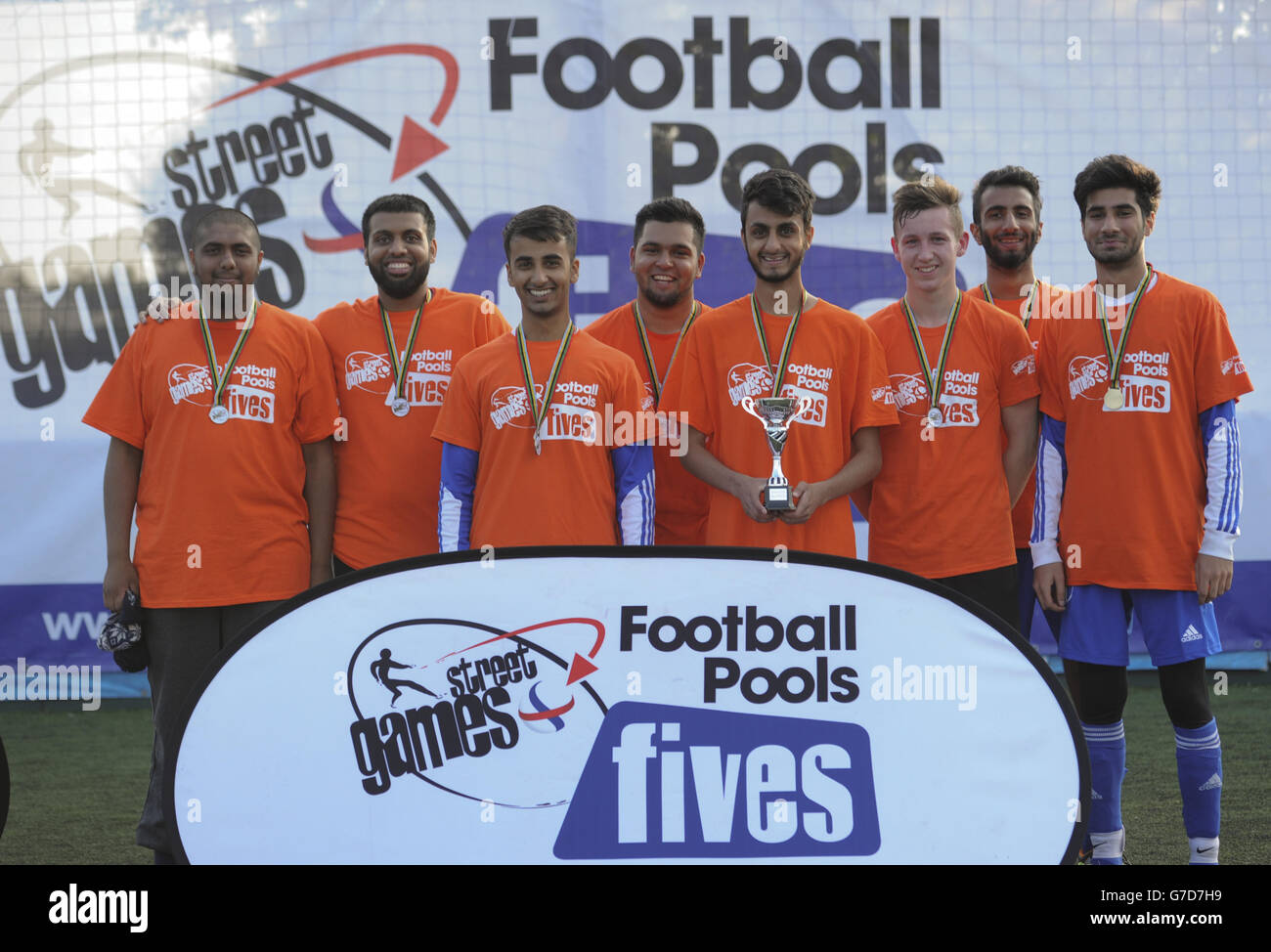 Sport - StreetGames Football Pools Fives - Leeds Stock Photo - Alamy