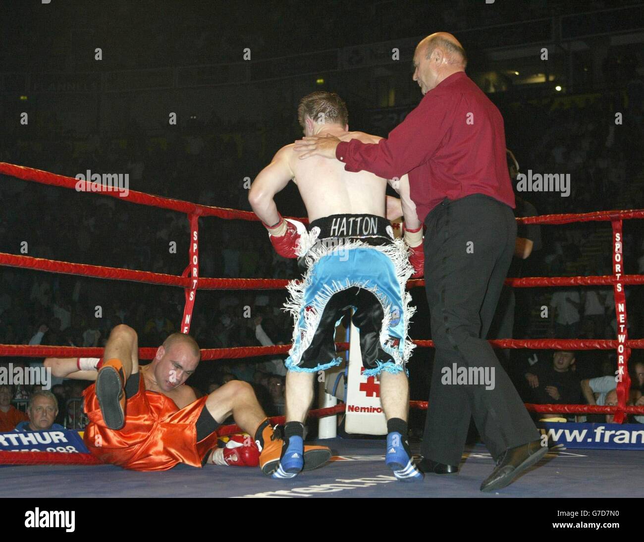 BOXING WBU World Light-Welterweight title Stock Photo - Alamy