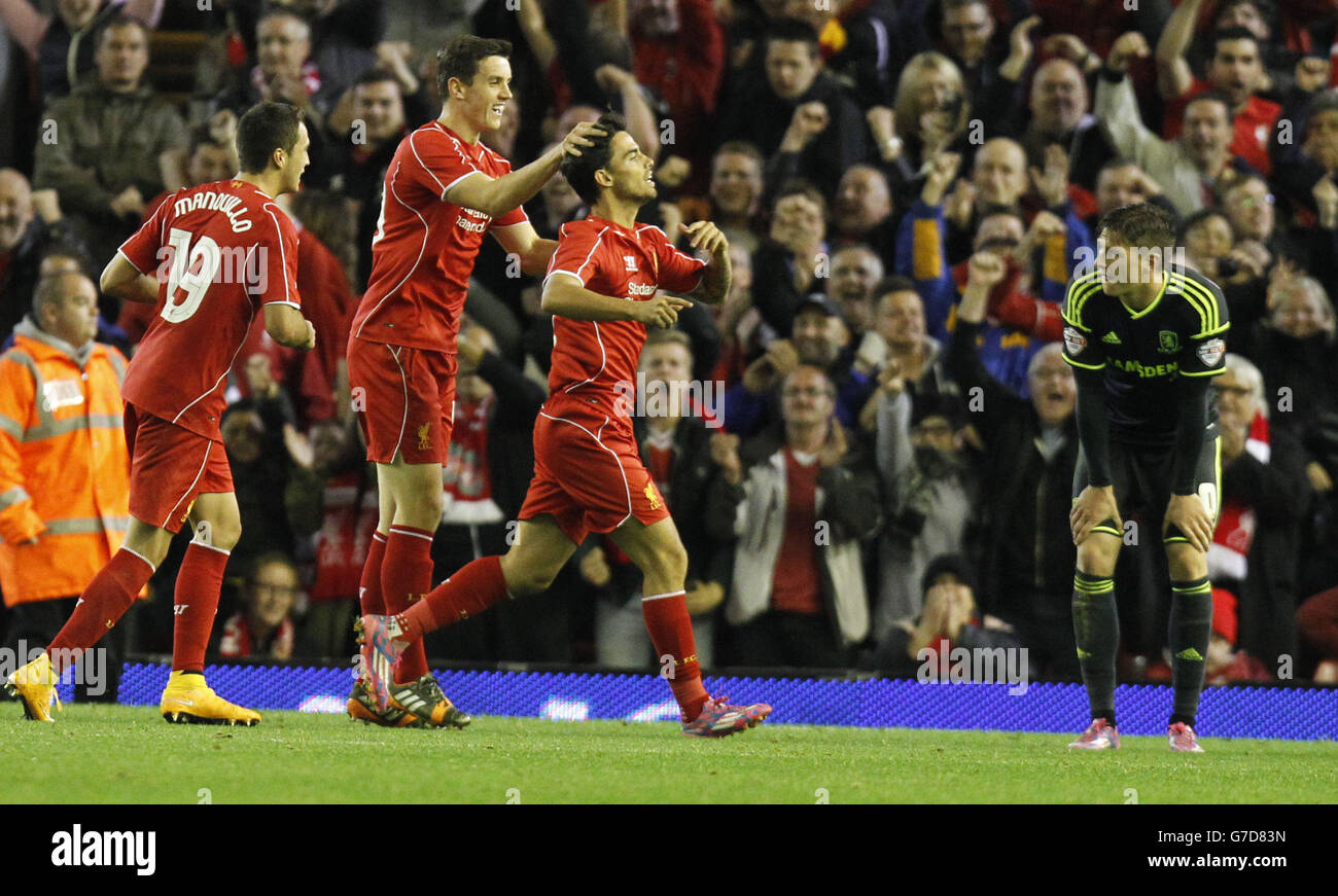 Javier manquillo liverpool hi-res stock photography and images - Alamy