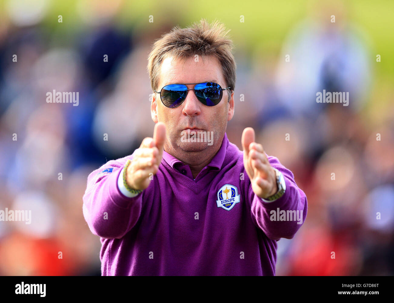 JP Fitzgerald, Rory McIlroy's Caddy during a practice session at ...