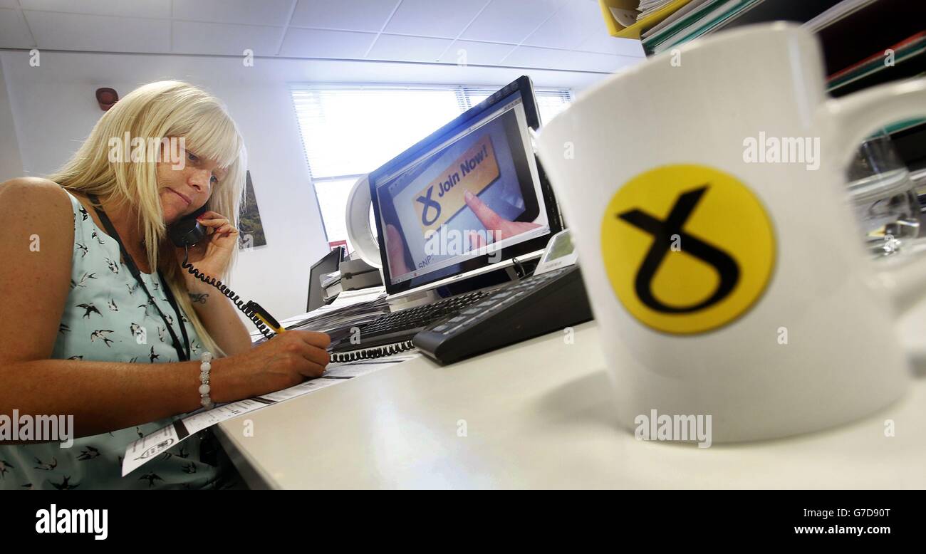 SNP membership surges by 32,000 Stock Photo - Alamy