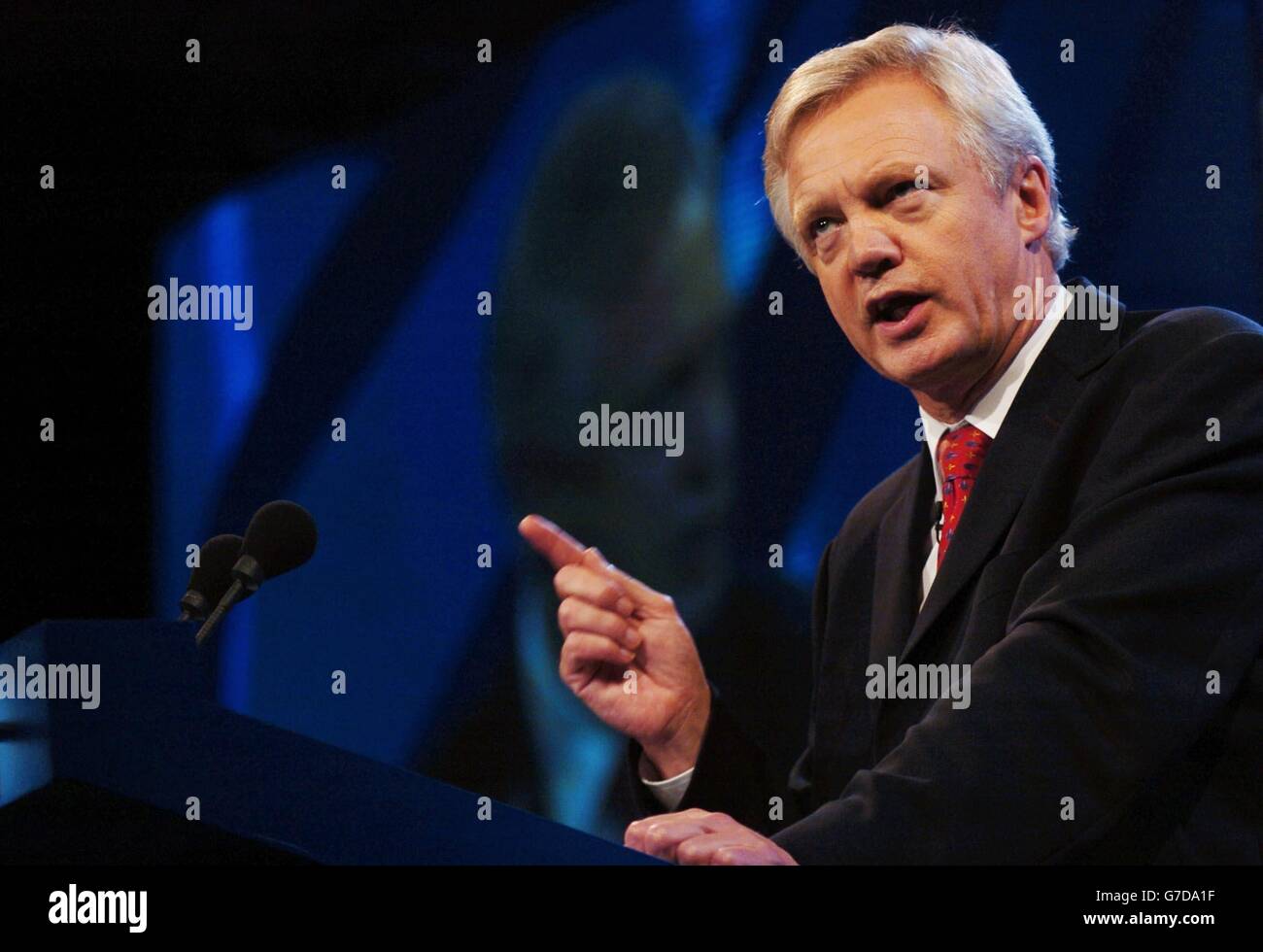 David Davis Conservative Party Conference Stock Photo - Alamy