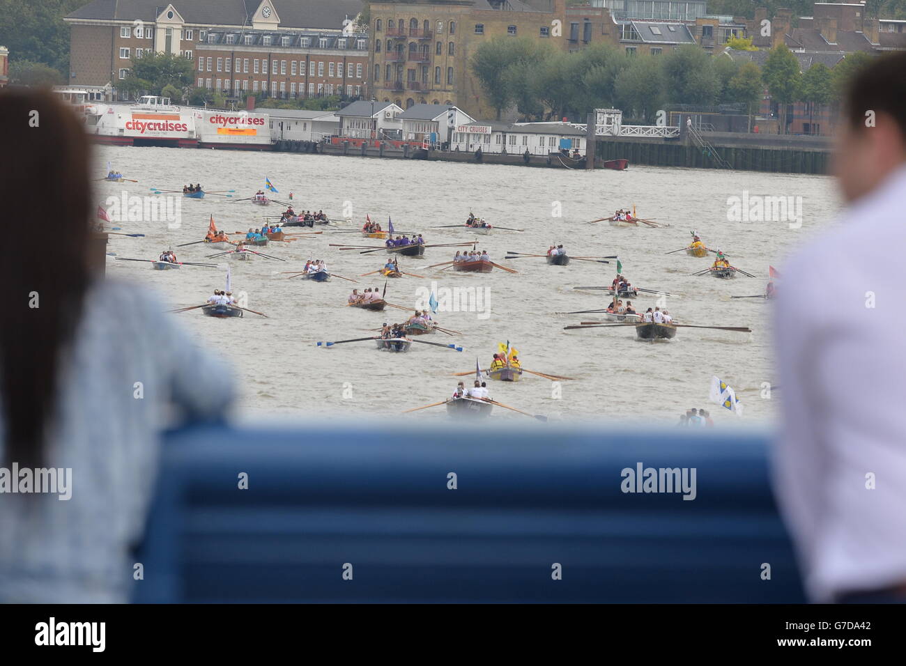 The Great River Race - London Stock Photo - Alamy