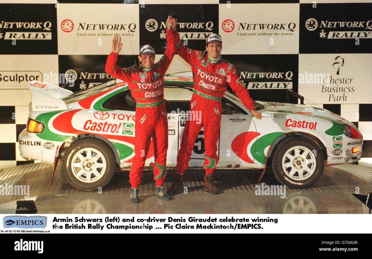 British rally co driver hi-res stock photography and images - Alamy