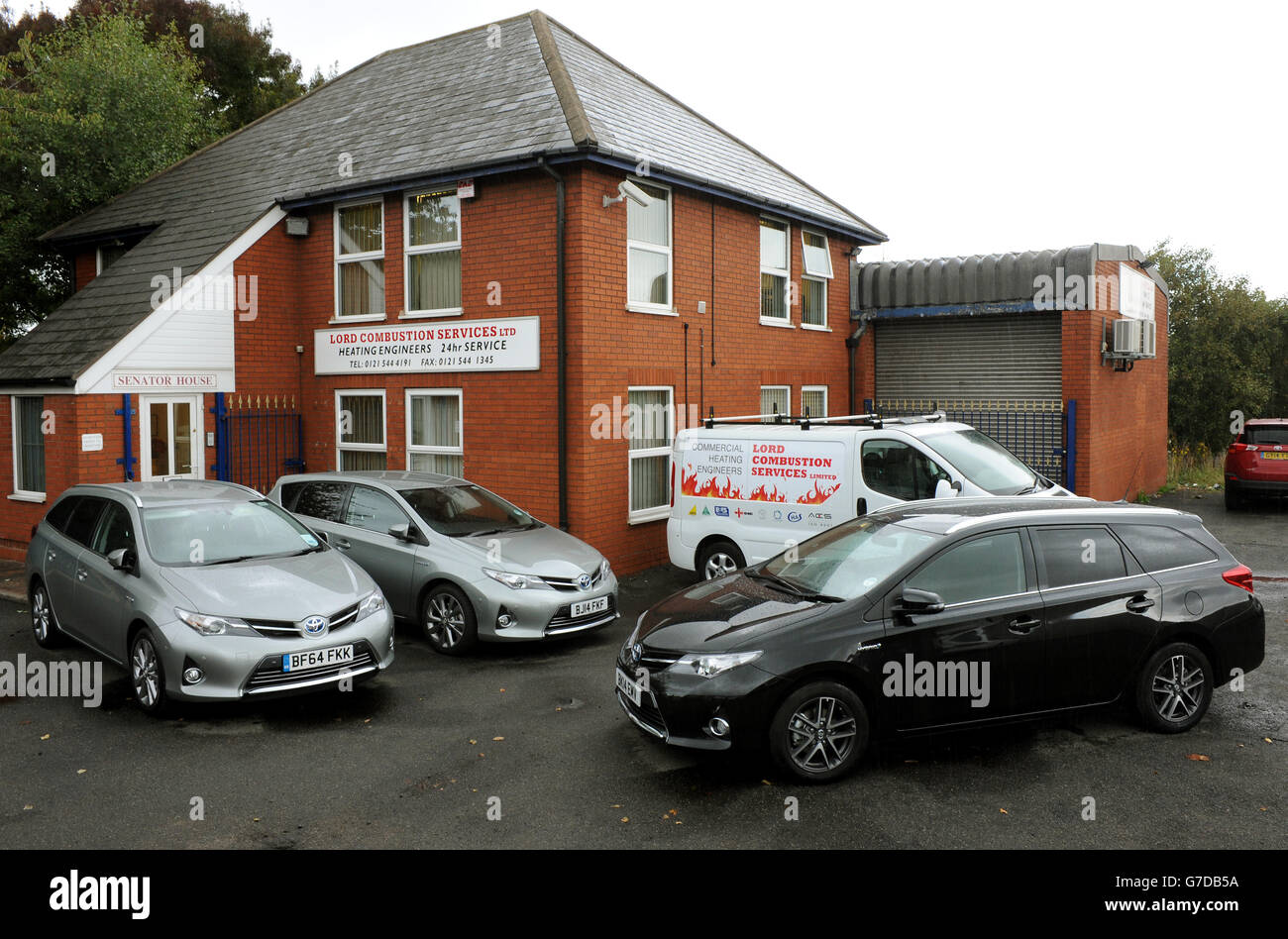 Toyota Fleet Handover to Lord Combustion - Oldbury Stock Photo - Alamy
